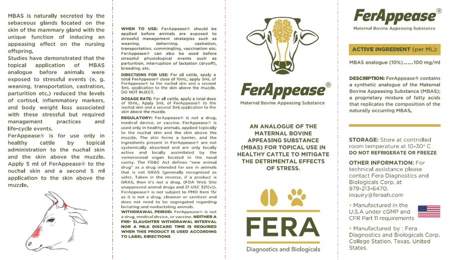 FerAppease Bovine® 1 L – FERA Diagnostics & Biologicals